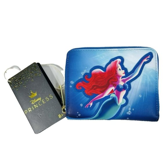 Loungefly | Bags | Loungefly Disney The Little Mermaid Ariel Zip Around ...